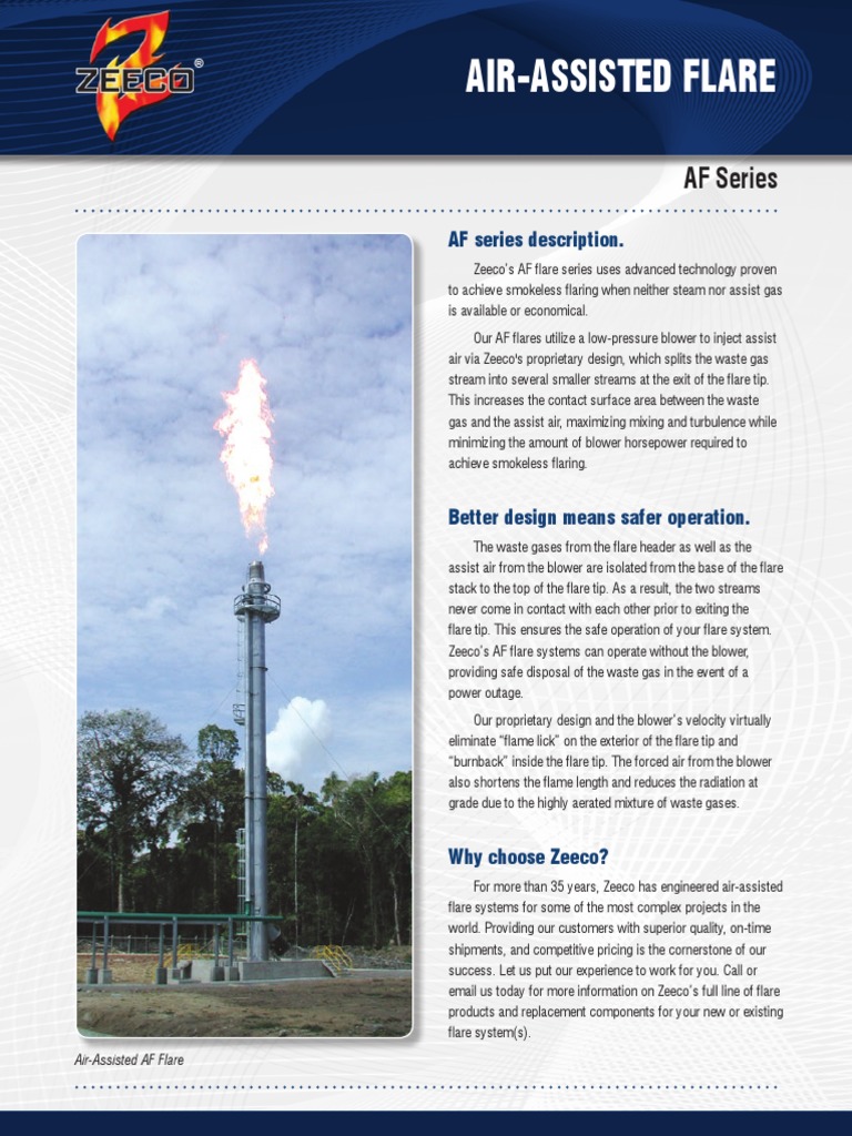 Air Assisted Flares | Oil Refinery | Energy Technology