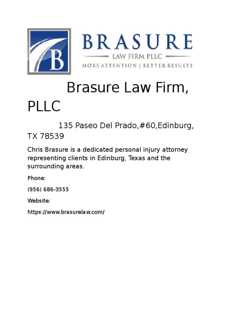 Brasure Law Firm, PLLC | PDF | Justice | Crime & Violence
