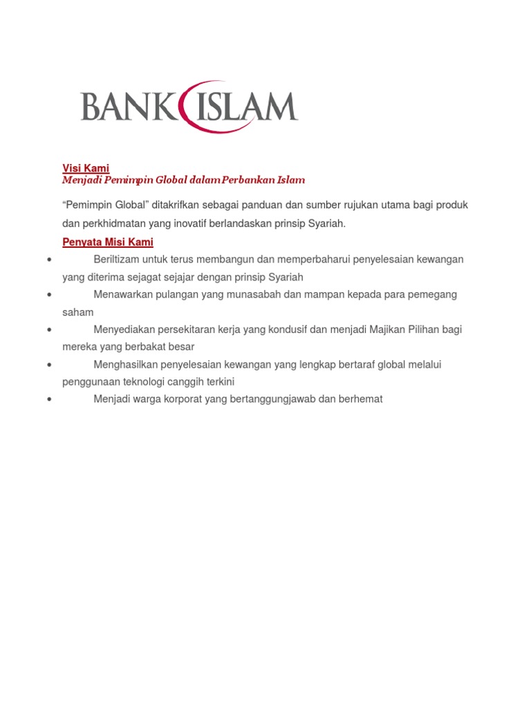 Bank Islam | PDF