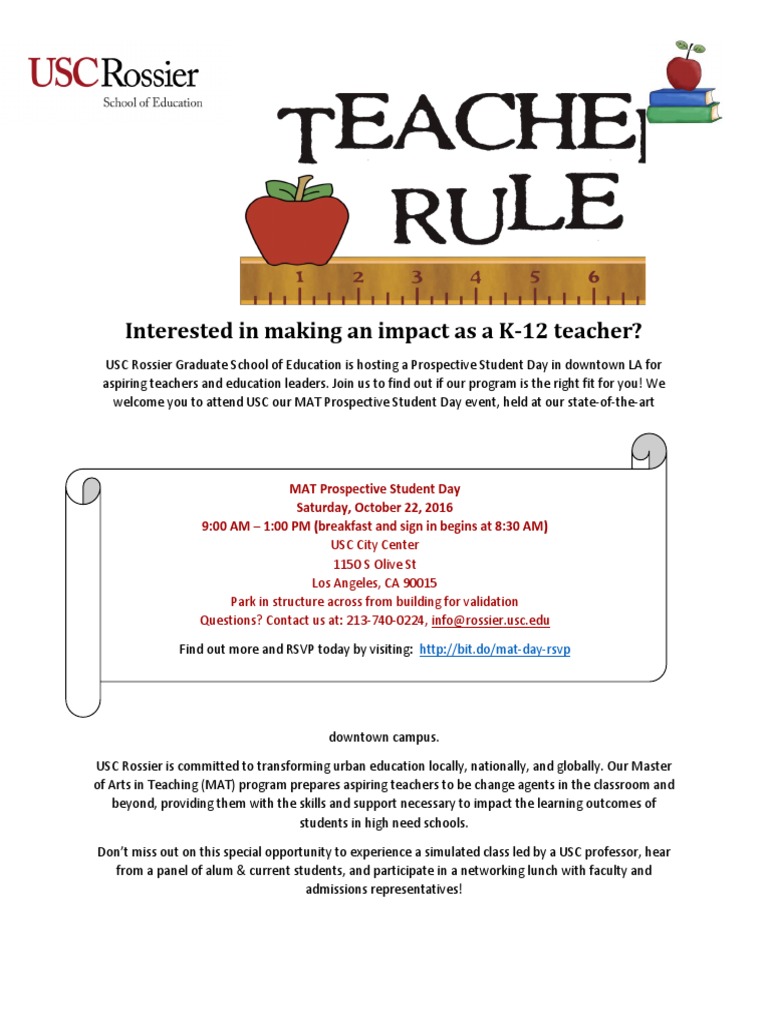 Mat Prospective Day Flyer | PDF