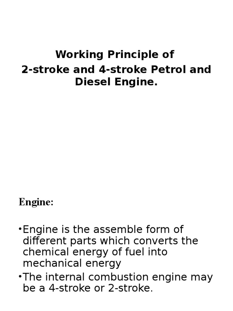 Lecture 4 2 4 Stroke Engine Pdf Internal Combustion Engine