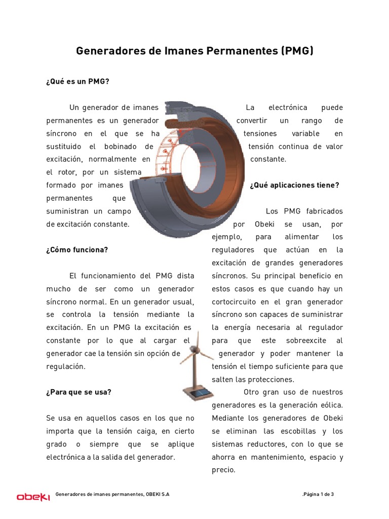 Generadores De Imanes Permanentes Pdf Pdf