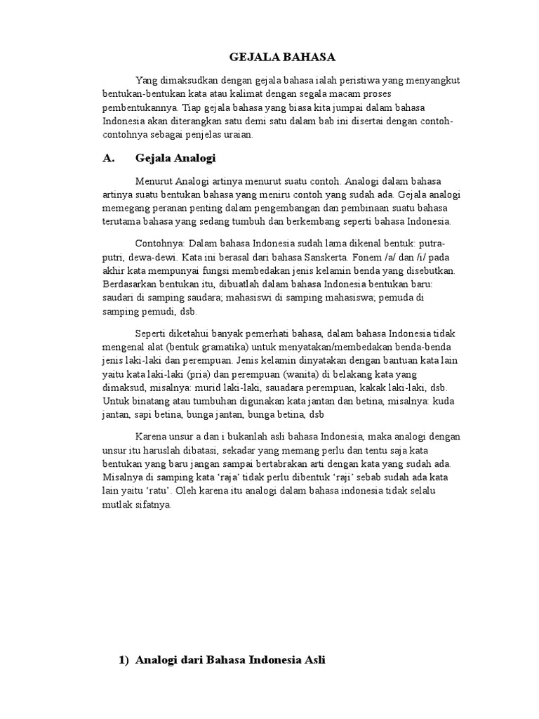 Pelik-Pelik Bahasa Indonesia 2 | PDF