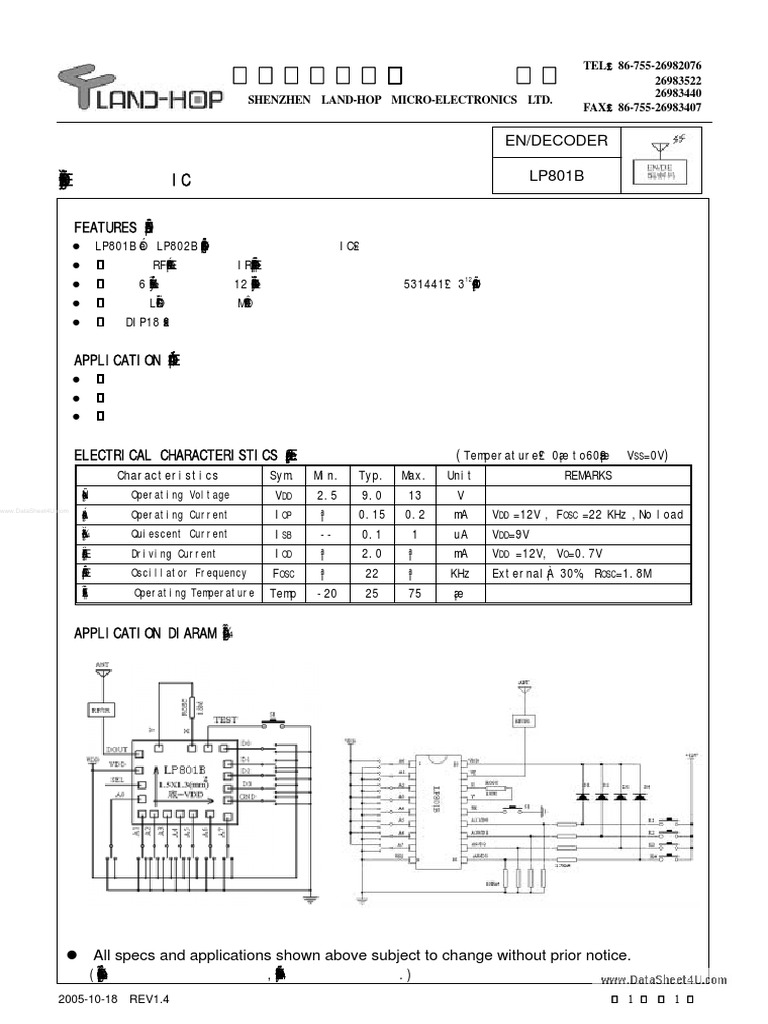 LP801B Shenzhen | PDF