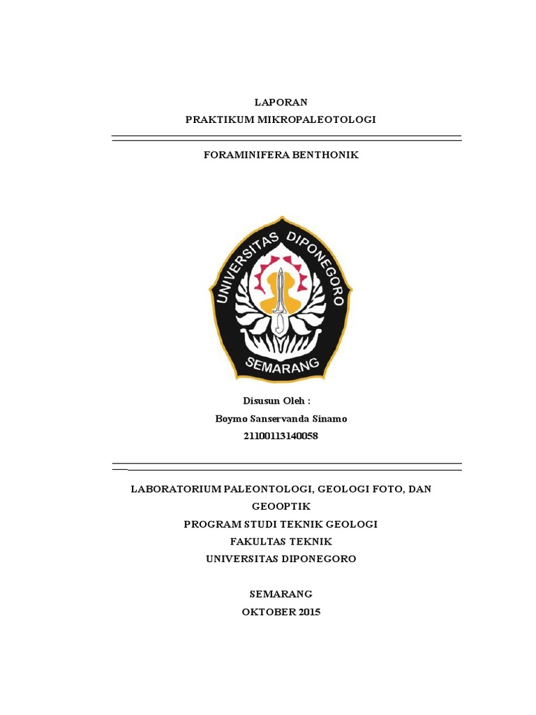 Laporan Bentonik | PDF