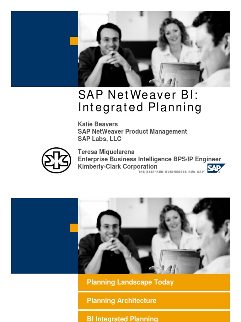 SAP NetWeaver Business Intelligence Integrated Planning PDF | PDF