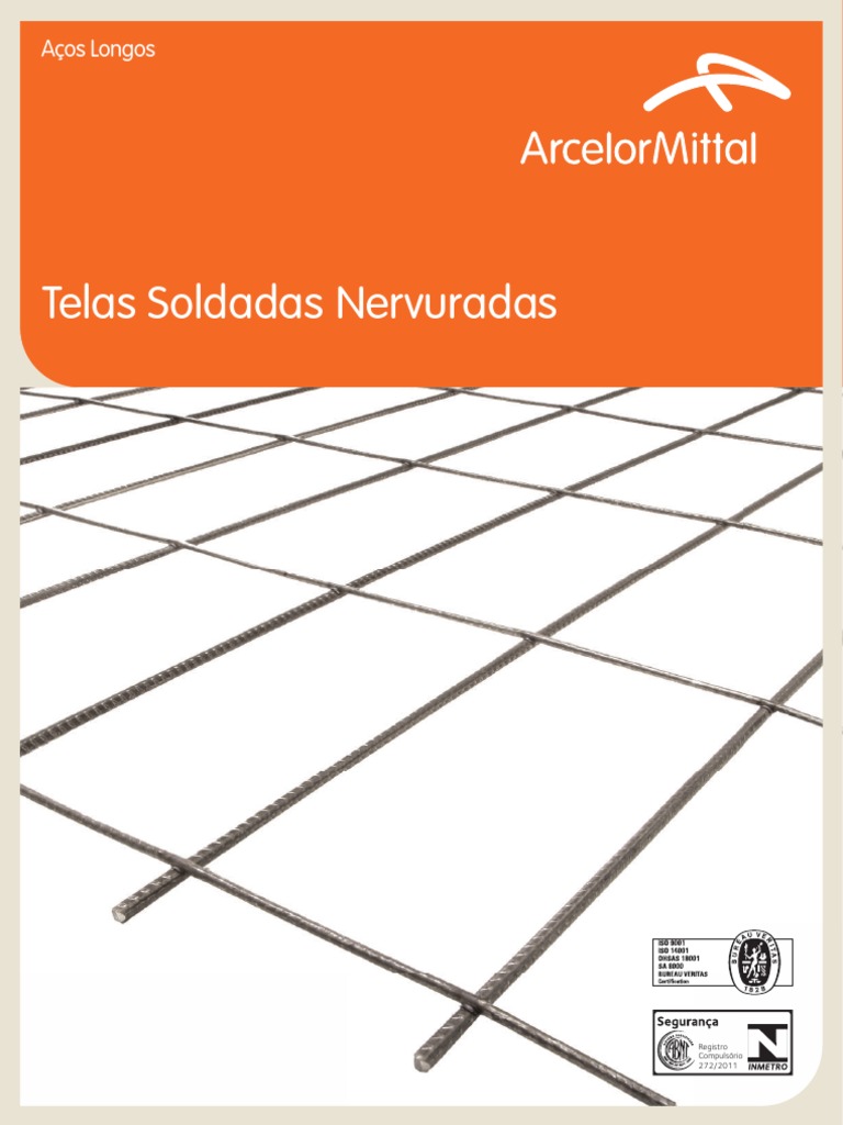 Tabelas de Telas Soldadas Nervuradas | PDF | Aço | Concreto