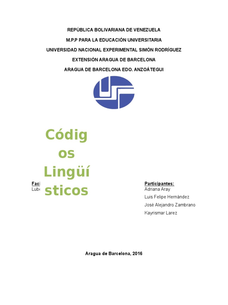 Códigos Lingüísticos | PDF | Lingüística | Comunicación