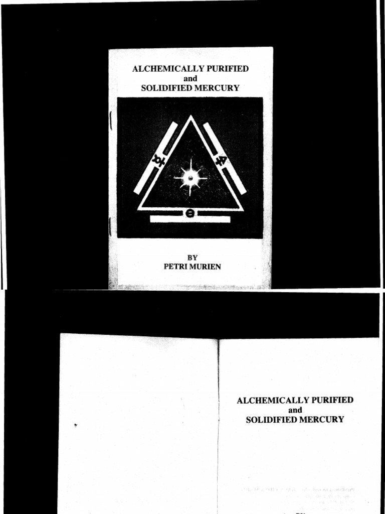 Alchemically Purified and Solidified Mercury | PDF | Alchemy | Mercury ...