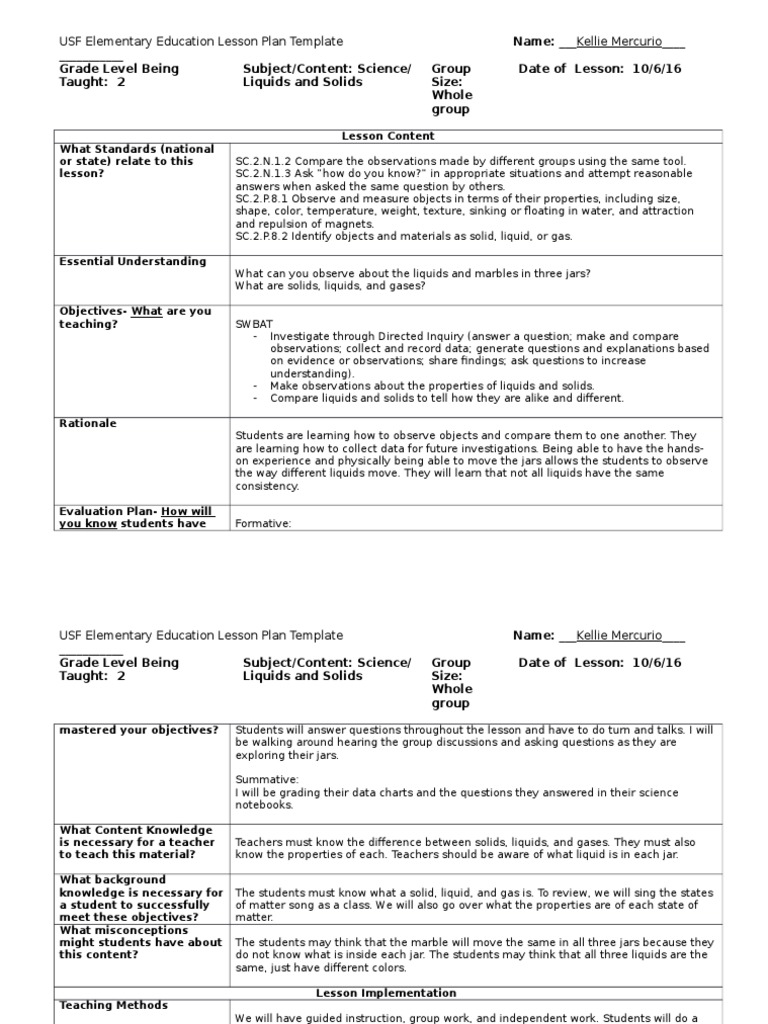 Level 3 Supervisor Lesson Plan 1 | PDF | Lesson Plan | Question