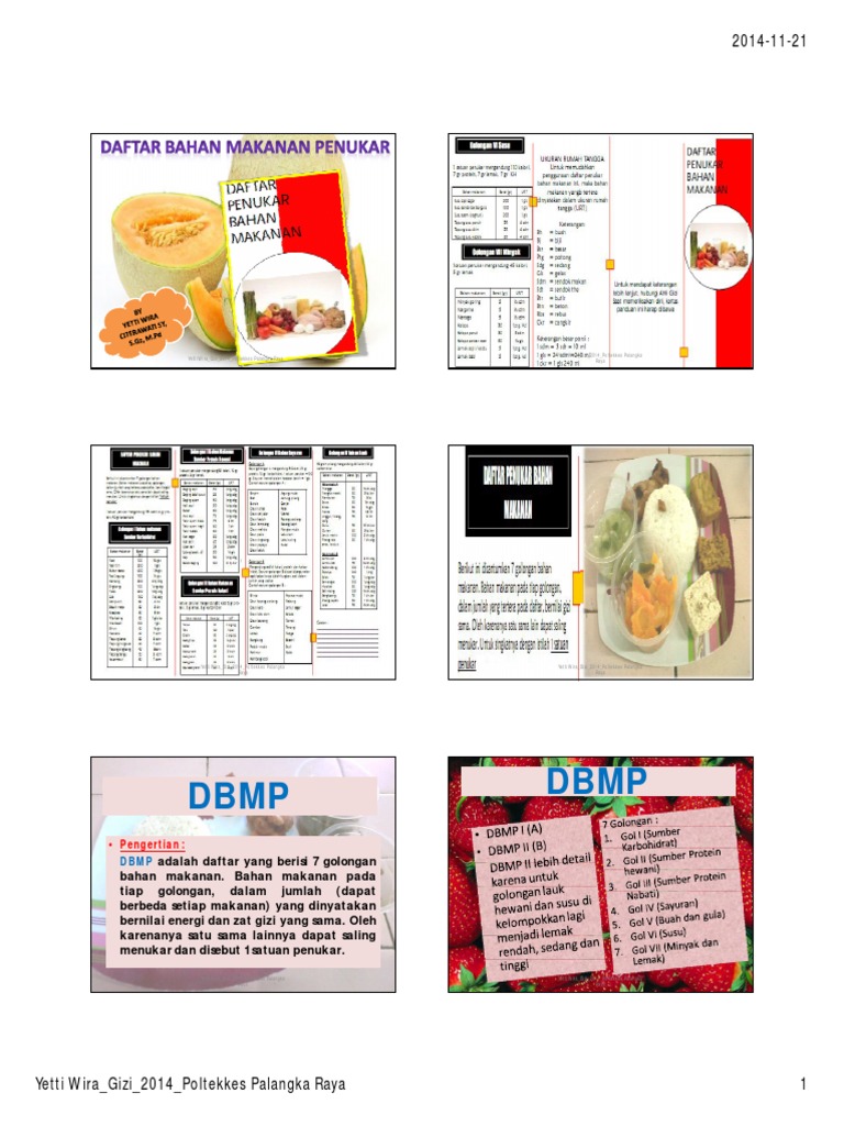 DBMP Gizi 2014 | PDF
