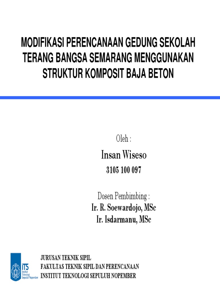 Struktur Komposit Baja Beton PDF | PDF