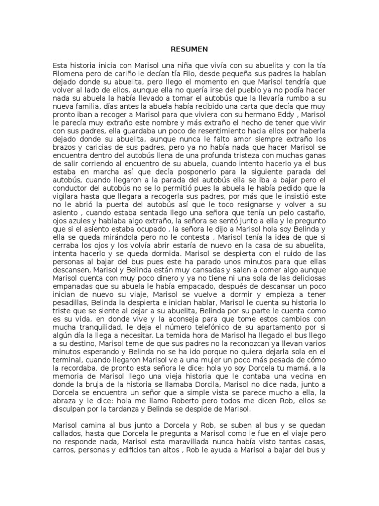 Resumen - Padres Ajenos | PDF