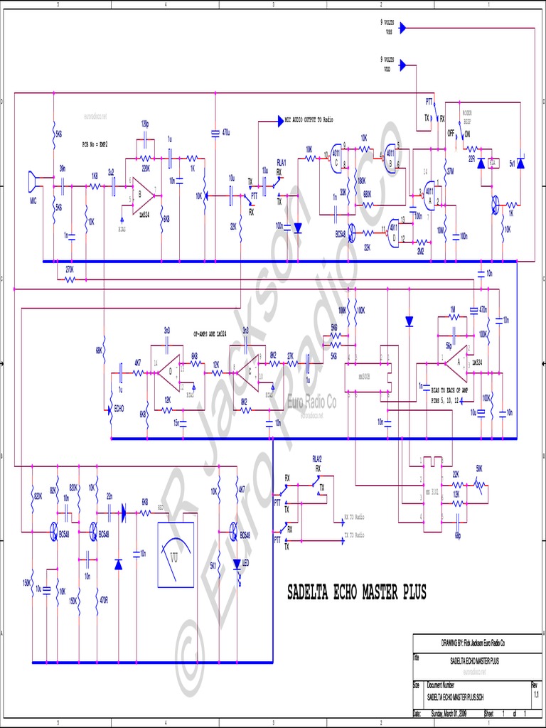 Sadelta Echo Master Plus Mic SCH | PDF