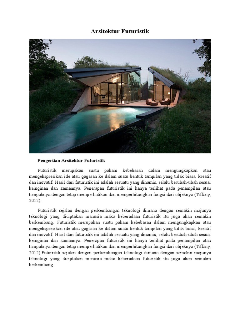 Arsitektur Futuristik (Untuk KONSEP) | PDF