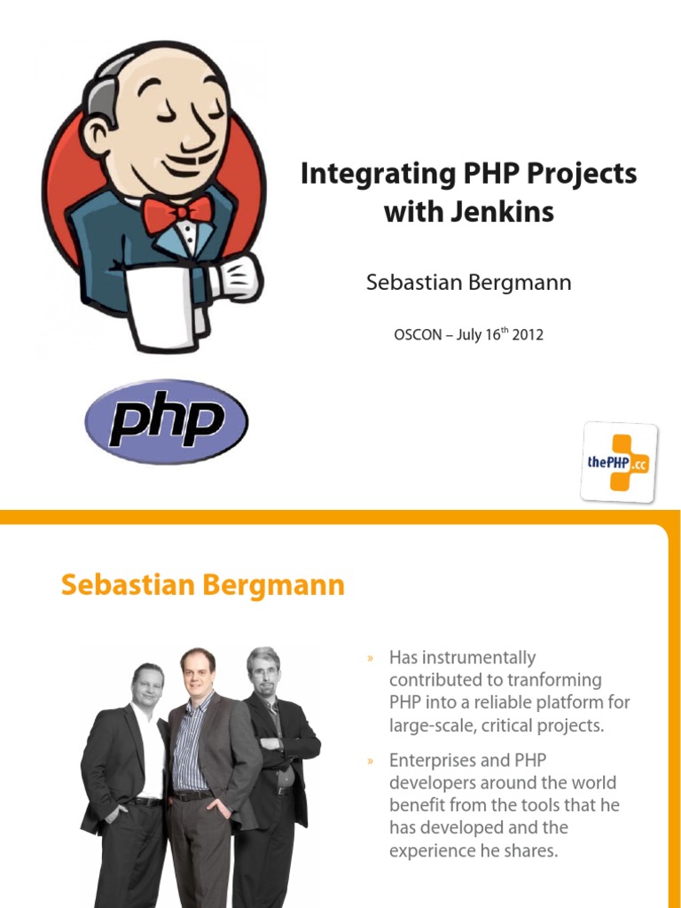 2012 Oscon Integrating PHP Projects With Jenkins PDF | PDF | Php | Computer Programming