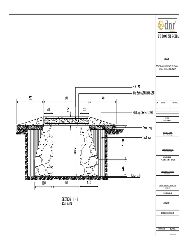 Renovasi Gudang PT. Dos Ni Roha Semarang | PDF