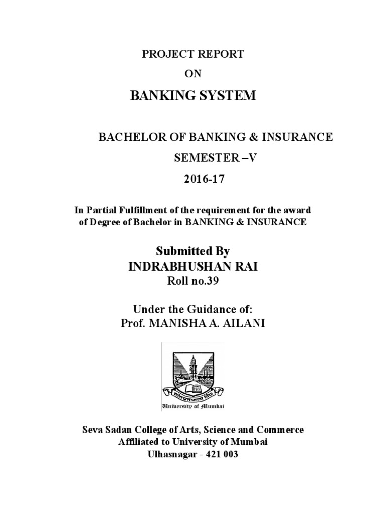 Project Paper - Bbi 1 | PDF