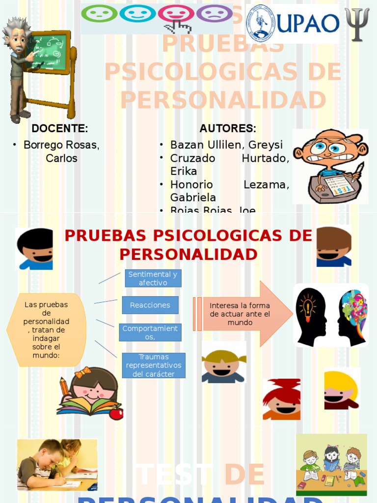 Pruebas Psicológicas de Personalidad | PDF | Cuestionario | Adolescencia