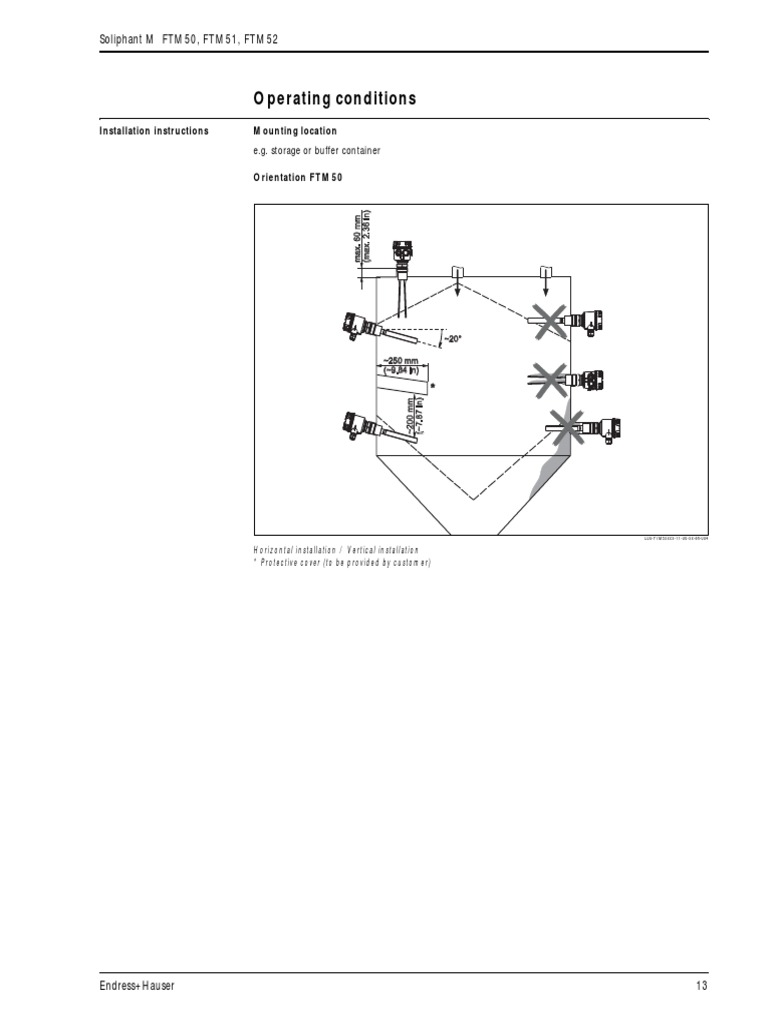 Endress&Hauser Soliphant FTM51 | PDF