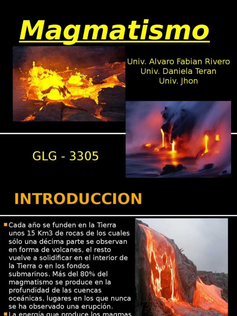 Magmatismo | PDF | Magma | Roca ígnea