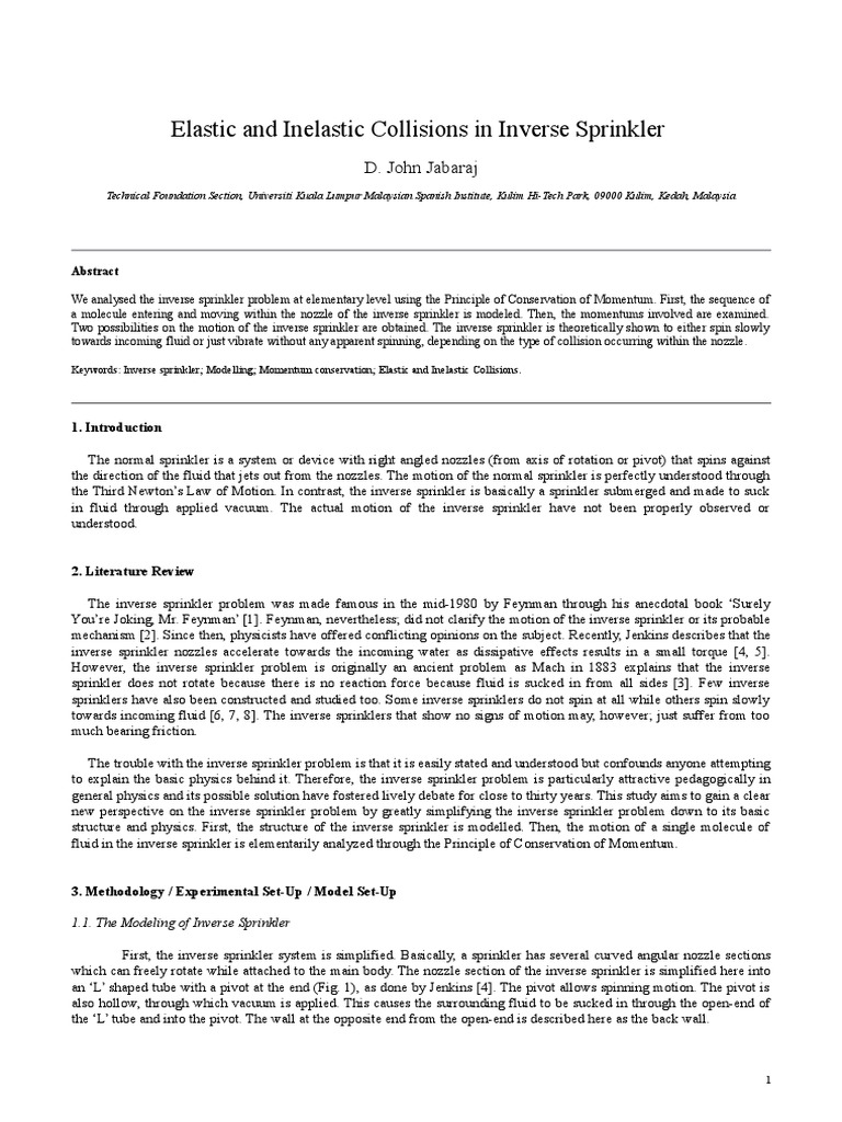 Technical Paper - Format | PDF | Collision | Momentum