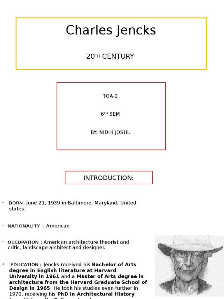 Charles Jenks | PDF | Postmodernism | Science
