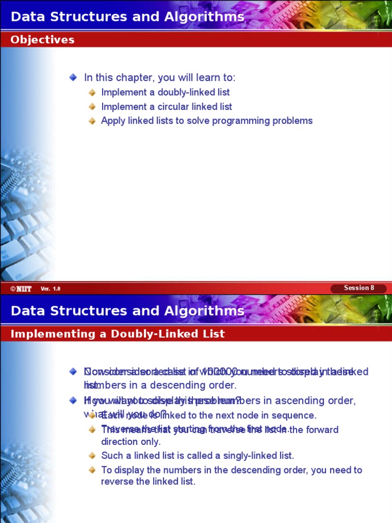 06 - DS and Algorithm - Session - 08.pps | PDF | Data Management | Computer Engineering