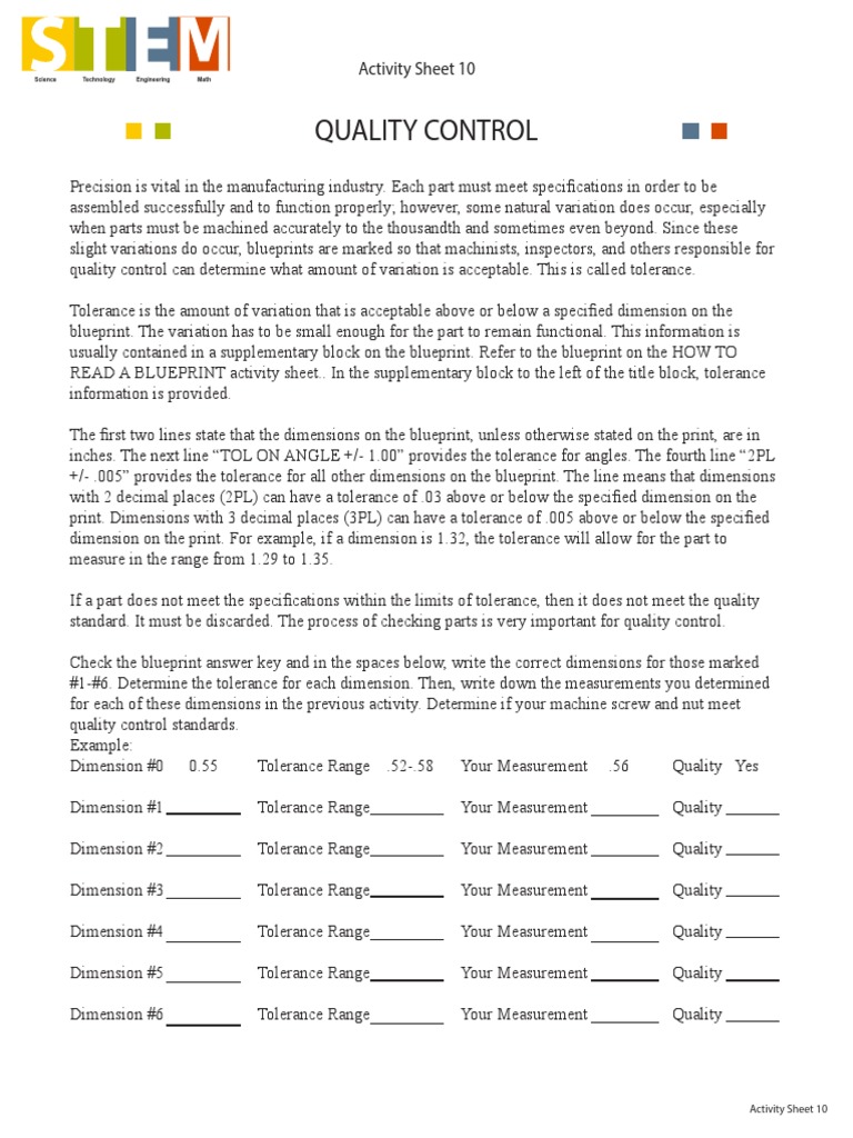 AS10 QualityControl | PDF | Engineering Tolerance | Measurement