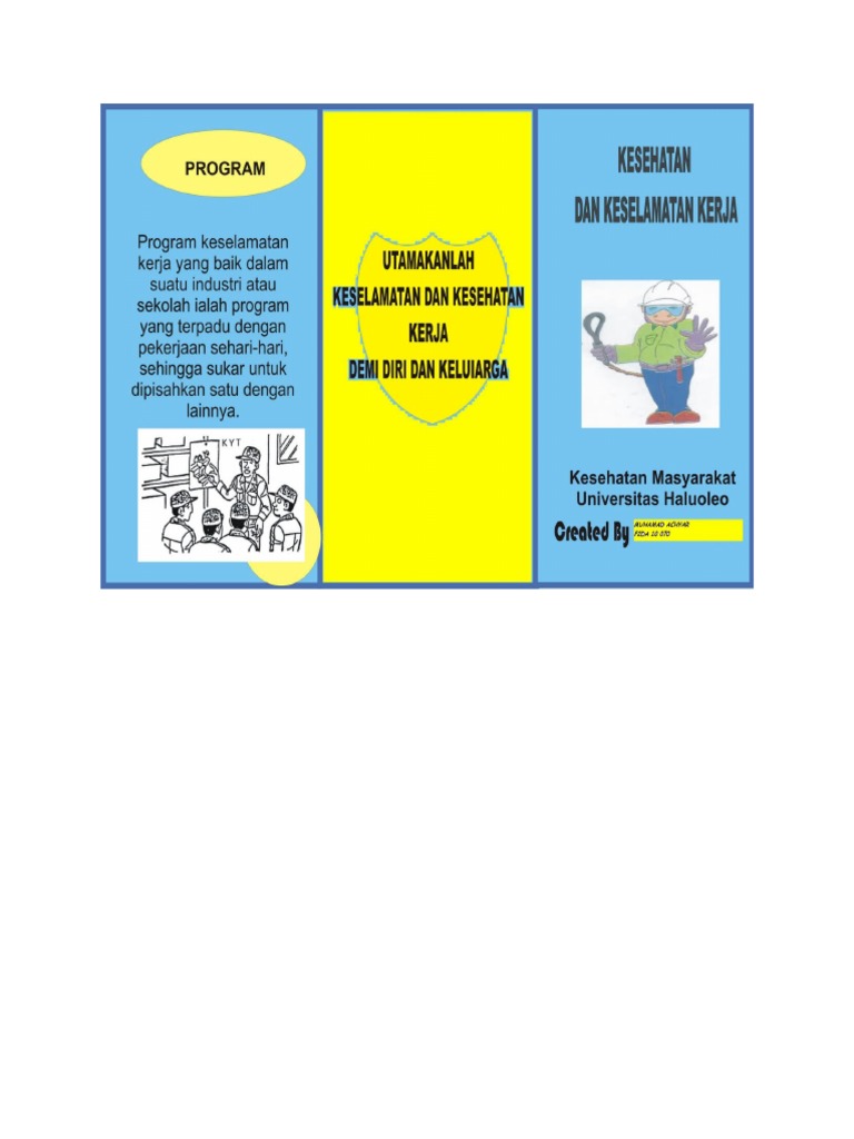 Brosur Utamakan Keselamatan Kerja | PDF