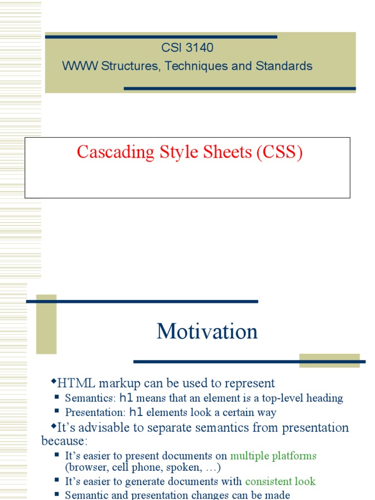CSS | Download Free PDF | Cascading Style Sheets | Html Element