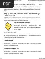 Define Project Coding Mask in SAP PS | PDF | Information Science ...