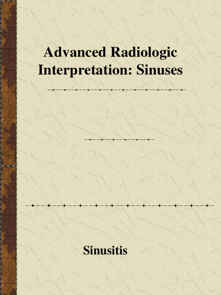 Radiologi Sinusitis | PDF | Magnetic Resonance Imaging | Diseases And ...
