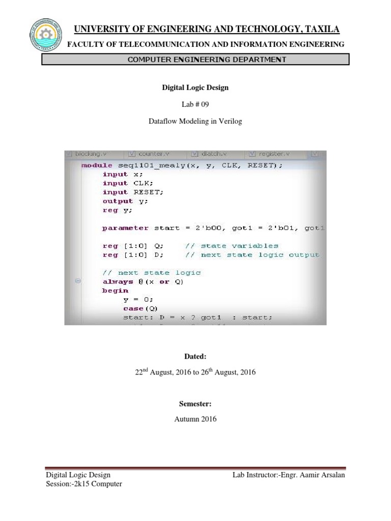 Dataflow Modeling In Verilog Understanding Continuous Assignments
