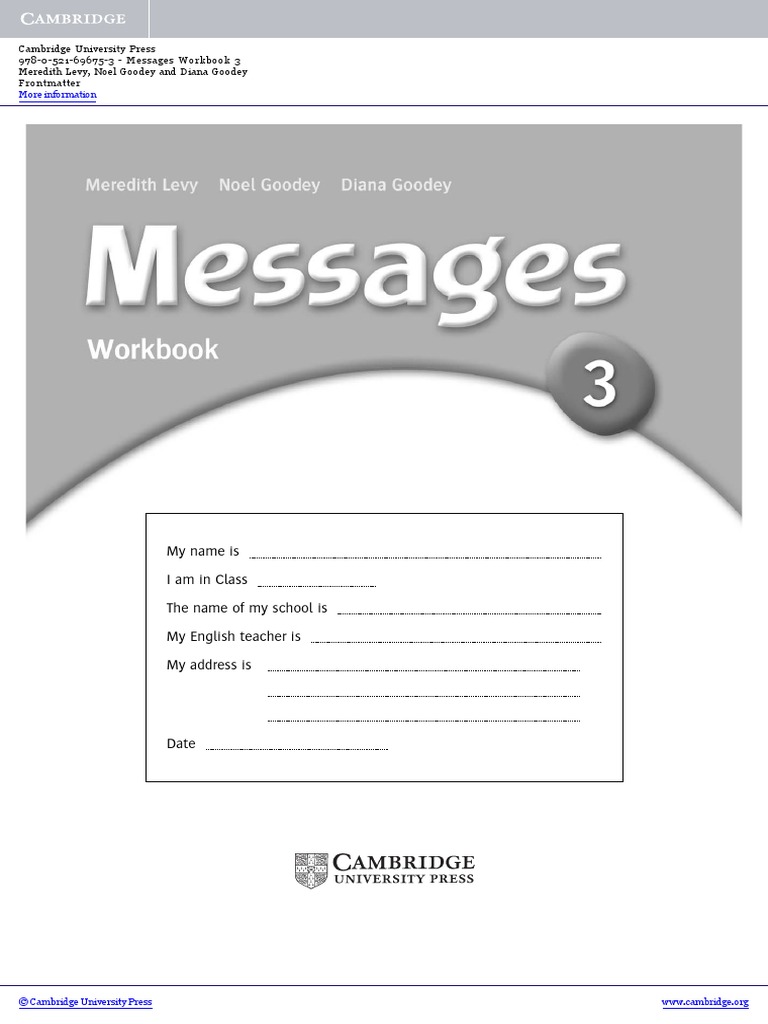 Messages 3 Workbook.pdf | Languages