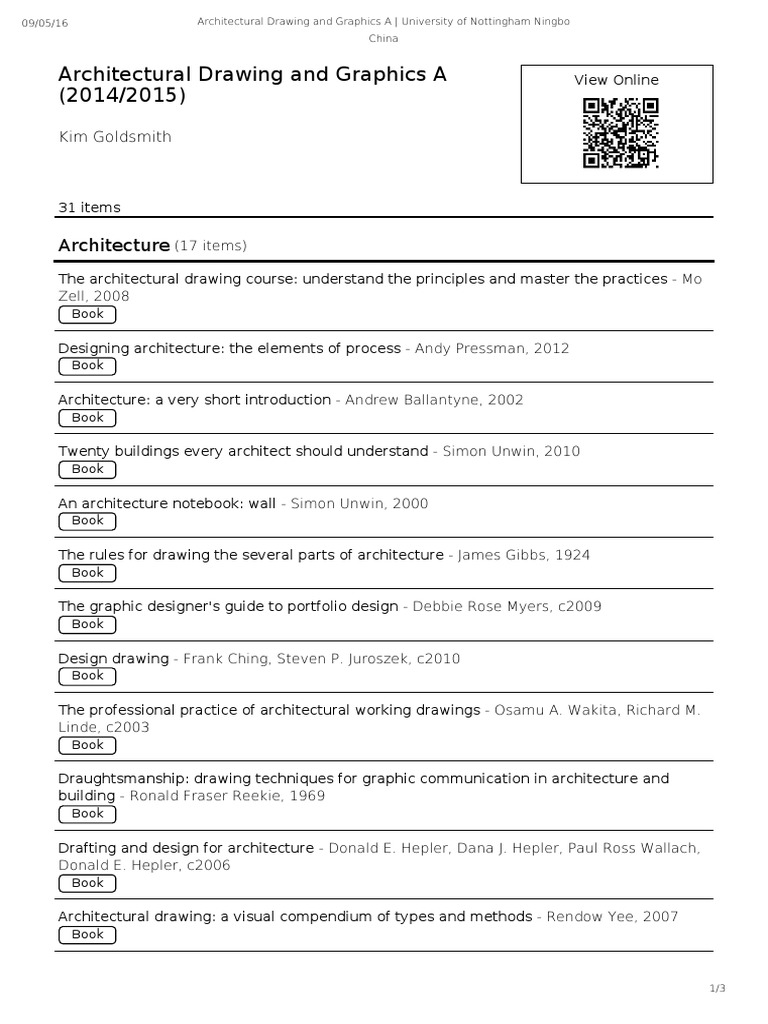 Architecture Books To Read | PDF | Figure Drawing | Drawing