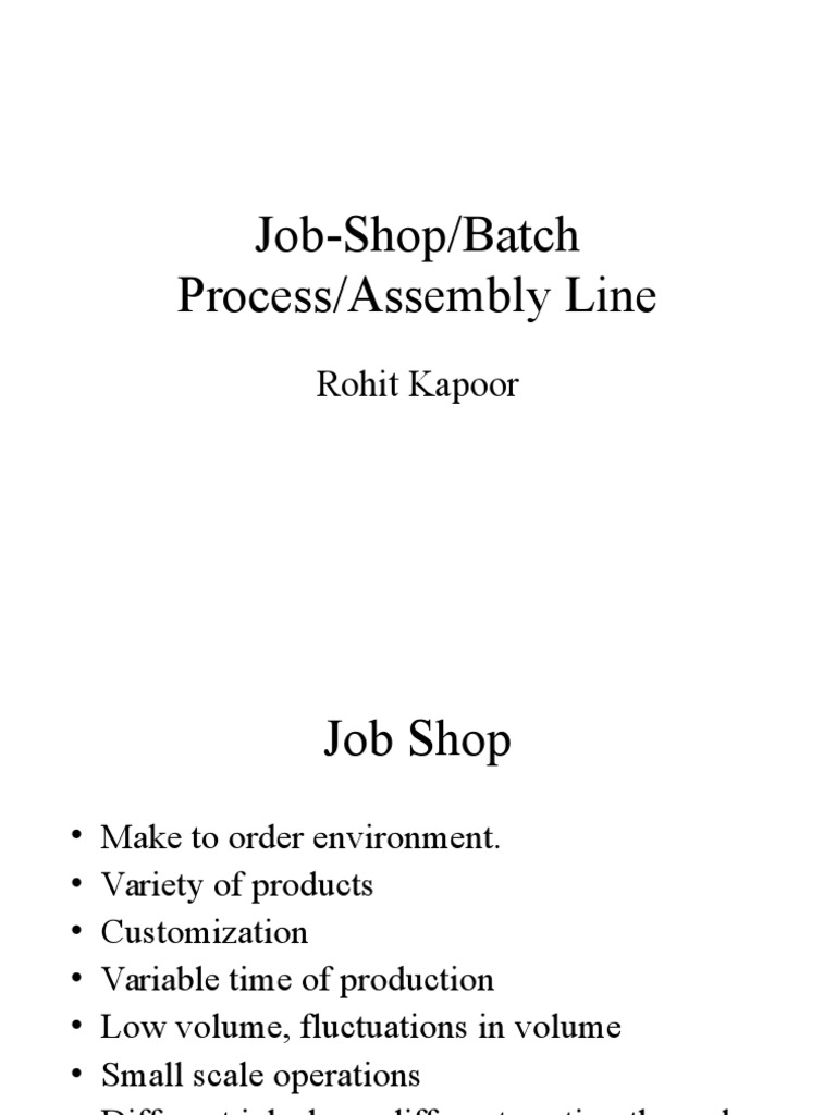 Assembly Line | PDF | Scheduling (Production Processes) | Transmission ...