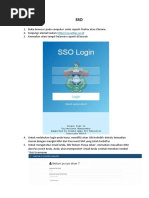 Panduan Login Aplikasi SIGA-8 UNTAD | PDF