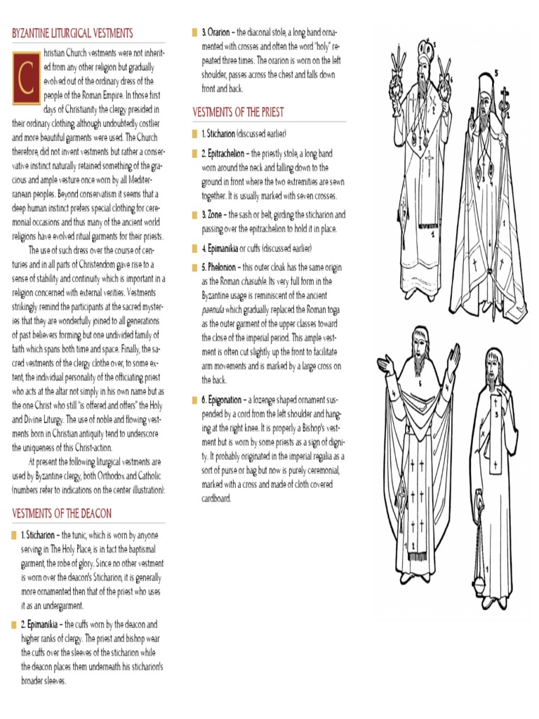 Vestments | PDF | Christian Worship And Liturgy | Eastern Christianity