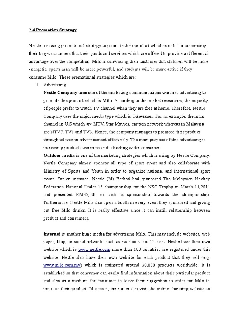 Marketing Assignment Promotion Strategy | PDF | Promotion (Marketing ...