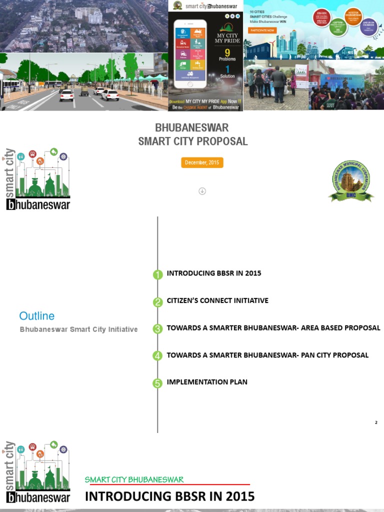 Smart City BBSR Presentation | PDF | Economies | Business