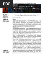 Sports Development Plan EXAMPLE TEMPLATE | PDF | Business