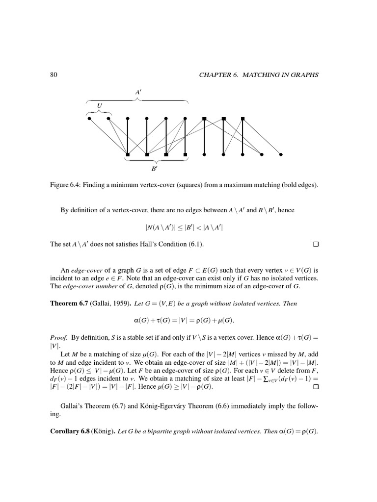 Matching 2 | PDF | Vertex (Graph Theory) | Discrete Mathematics