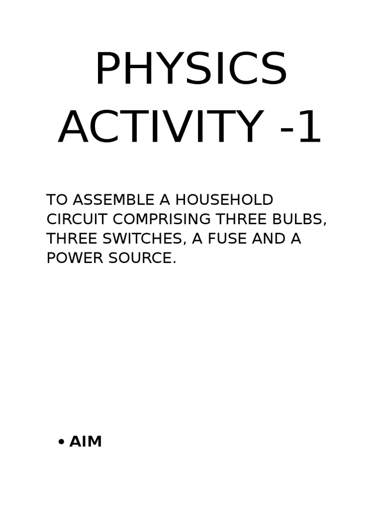 Activity de Physics | PDF