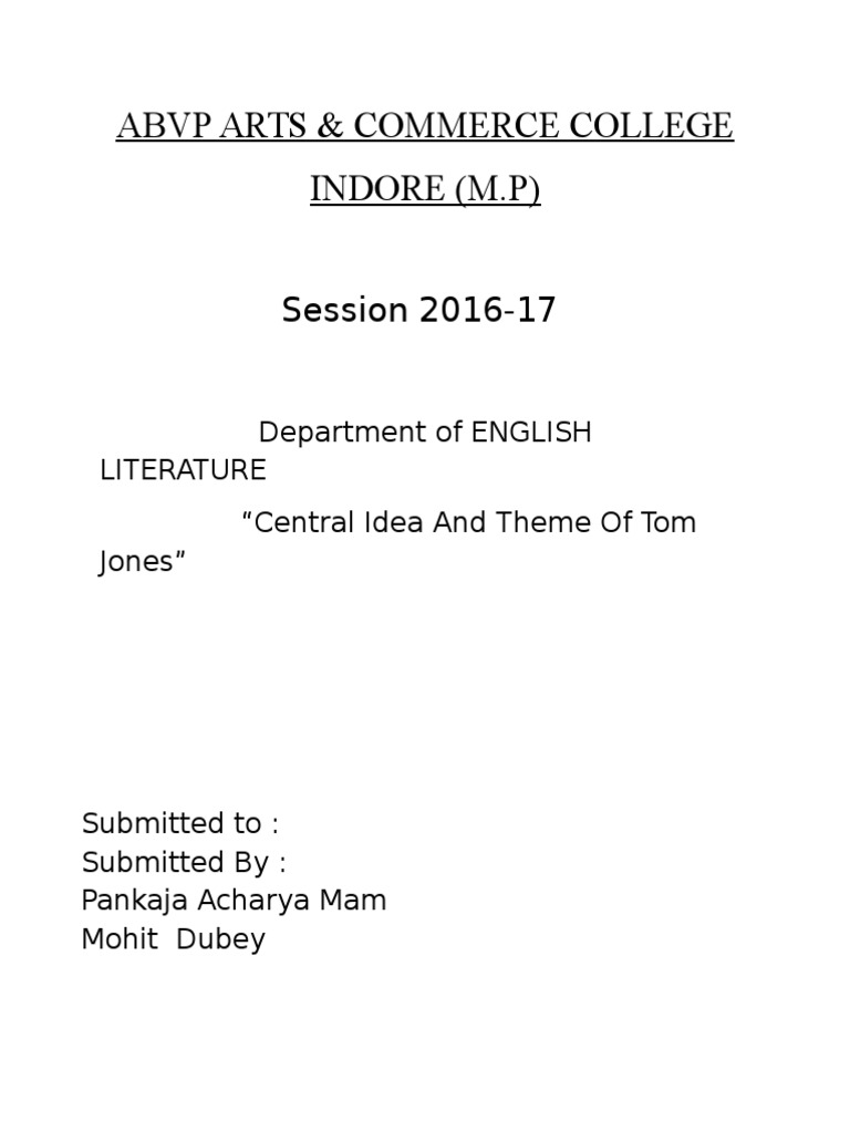 Tom Jones | PDF | Classics