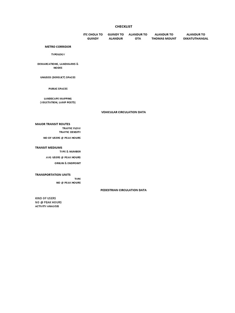 Metro Corridor Traffic Analysis Report | PDF