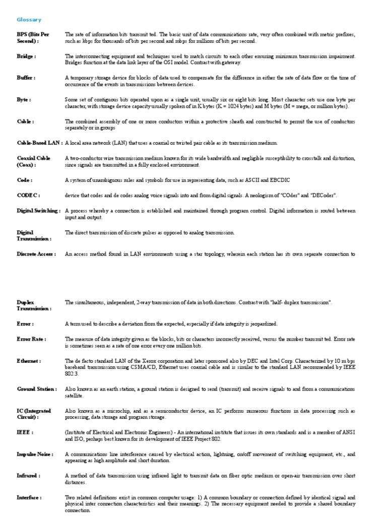 Cs 601 | PDF | Telecommunication | Computer Network