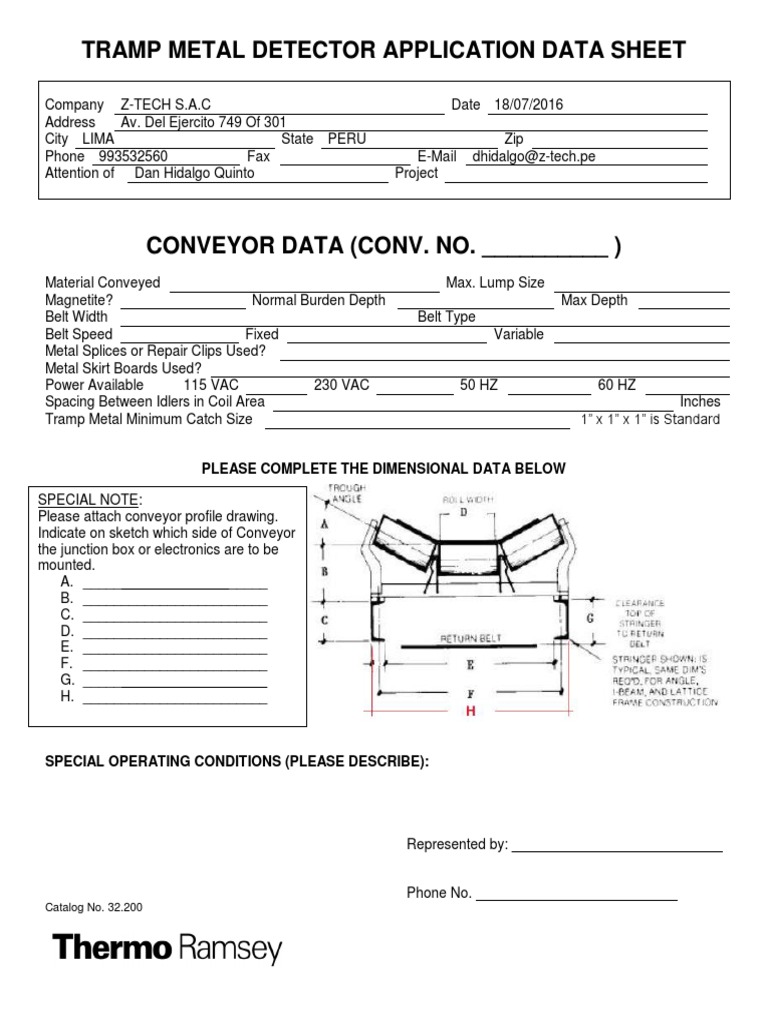 TMD Data Sheet Z-Tech | PDF