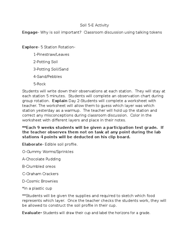 Soil Exploration Activity for Students | PDF | Science & Mathematics