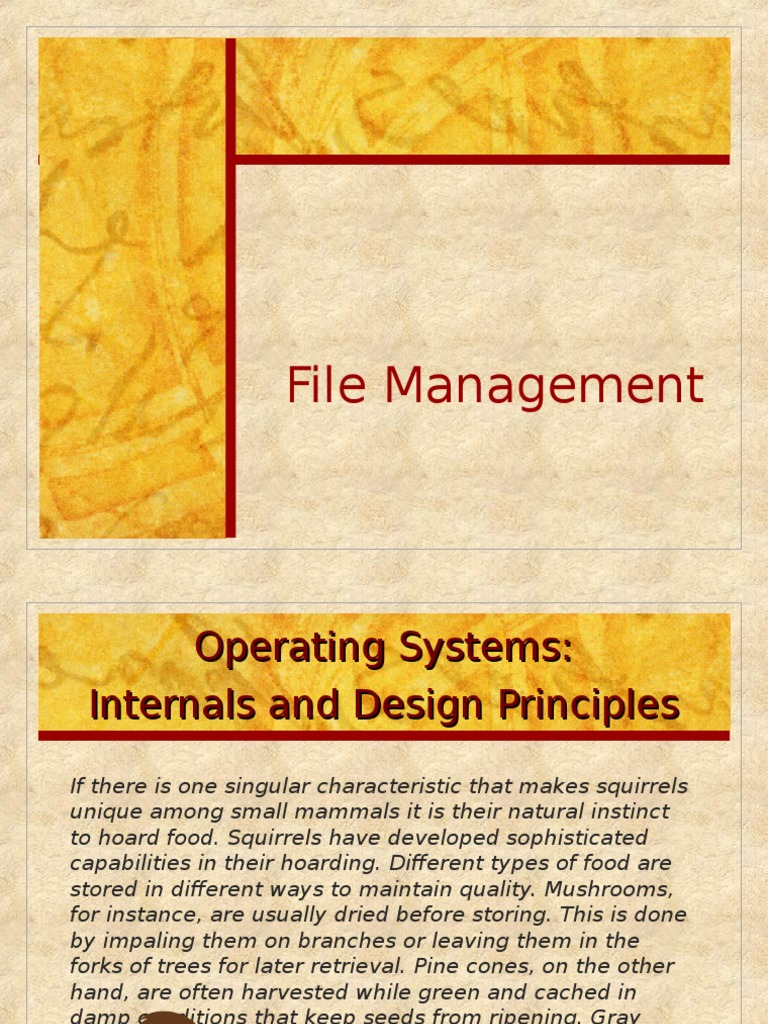 Lesson 1 Introduction To File Management | PDF | File System | Input/Output